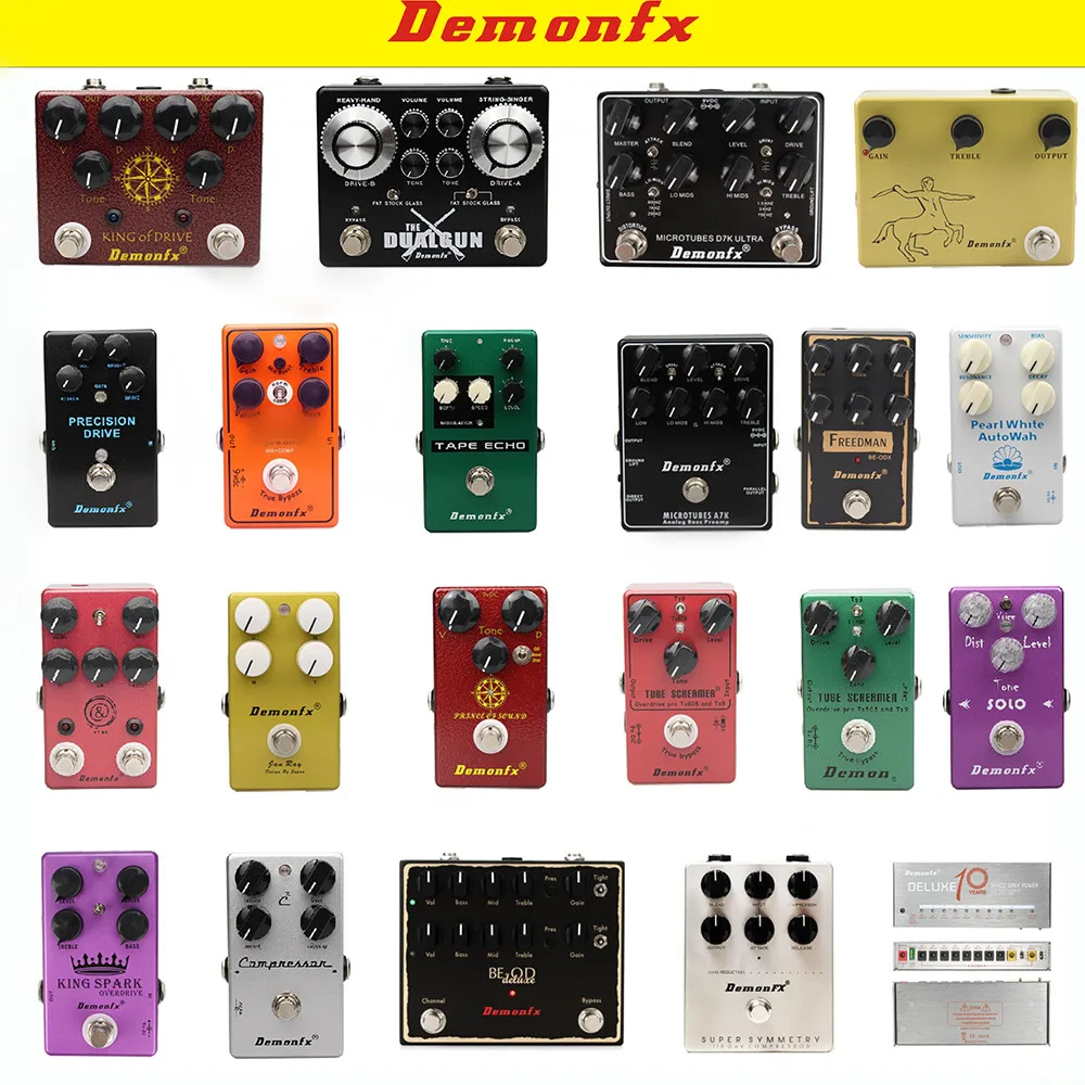 NEW Demonfx High Quality Guitar Bass Effect Pedal Overdrive Distortion ...
