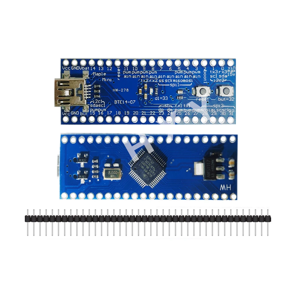 Stm32f103cbt6 bordo mini braço stm32 Cortex M3 módulo de placa ...