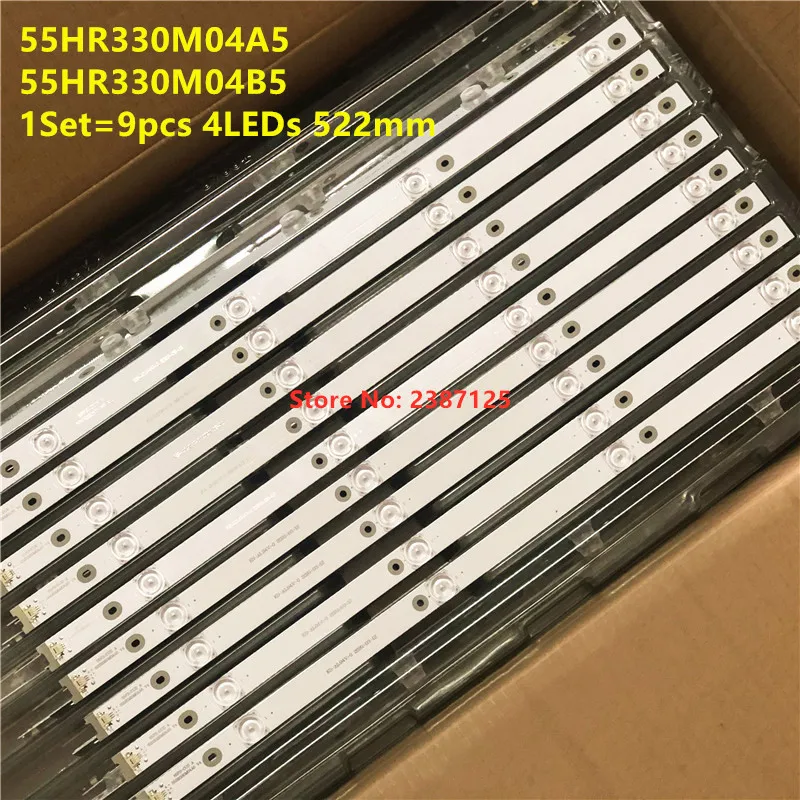 1SET-9PCS-LED-Strip-4C-LB5504-HR17J-4C-LB5504-HR18J-55HR330M04B5-V4-for ...