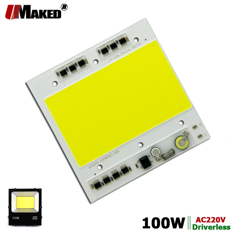AC-220V-LED-COB-100W-107X106MM-LED-PCB-Floodlight-Module-Aluminum-plate ...