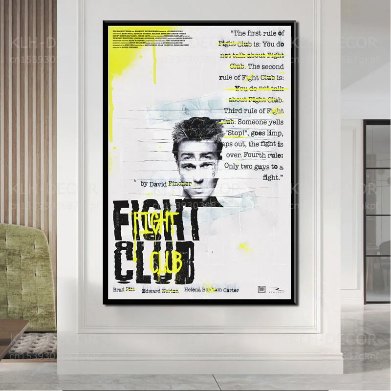 Fight Club Rules Poster