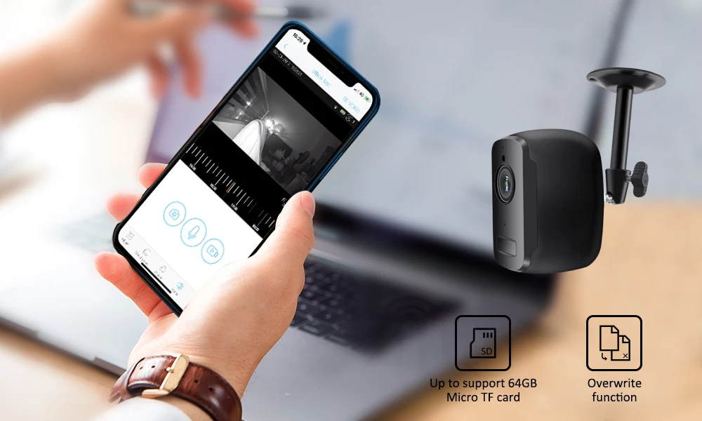 ZILNK IP камера для улицы и помещений 1080P HD беспроводная wifi камера ...