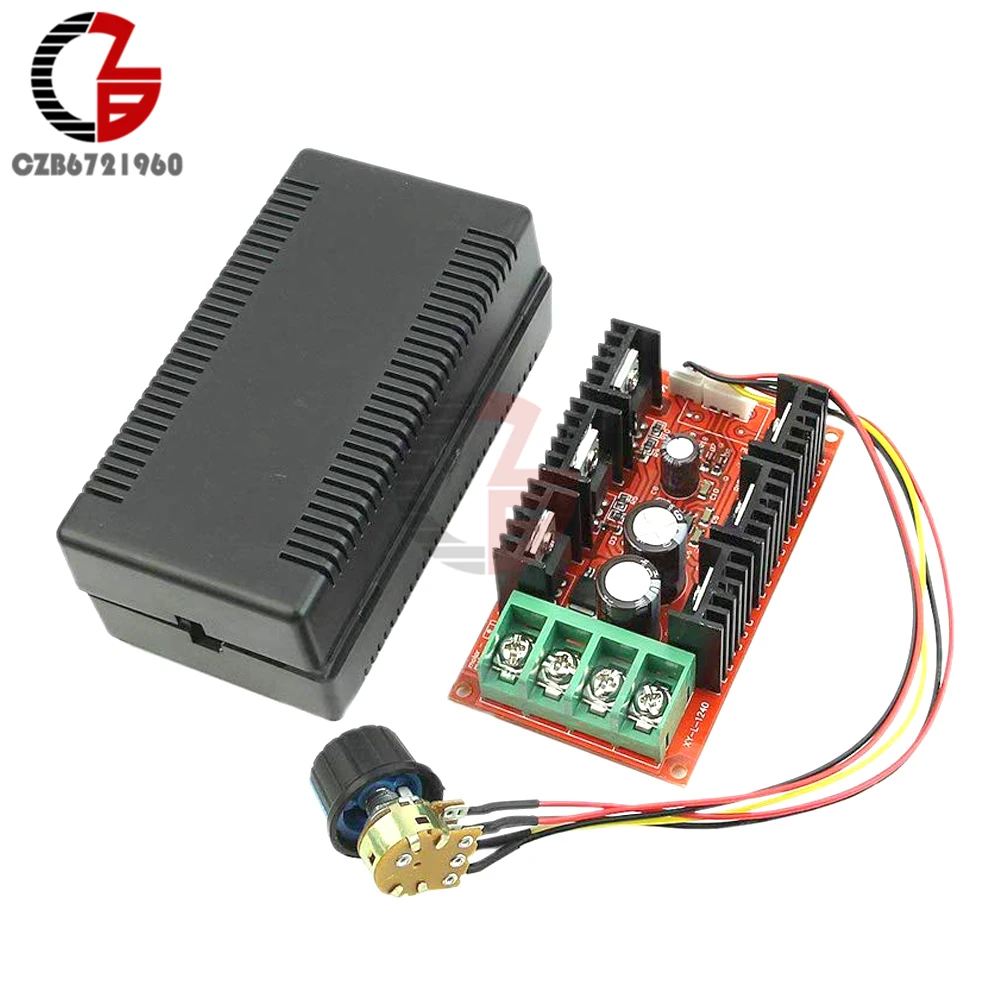 Voltage Regulator 40a Hho Rc Dc Motor Speed Controller 10-50v Smooth ...
