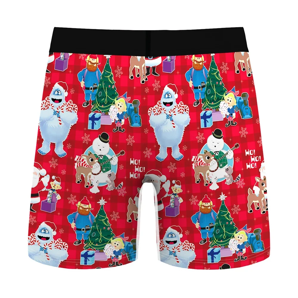 Boxer-shorty,Boxer drôle d'arbre de Noël pour hommes,père Noël,bonhomme ...