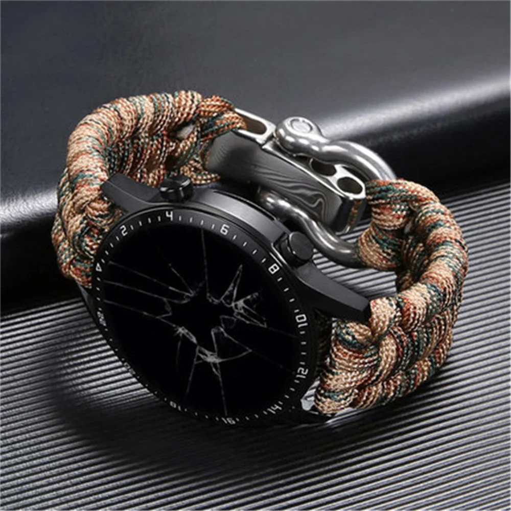 Galaxy watch 3 41mm - Camouflage bleu - Bracelets tressés, Bracelet en ...