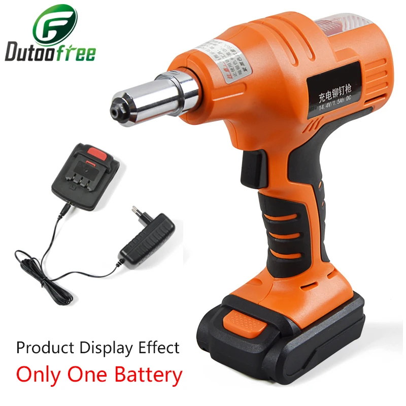 Rebitador recarregável de 14.4v, ferramenta de rebitagem com bateria ...