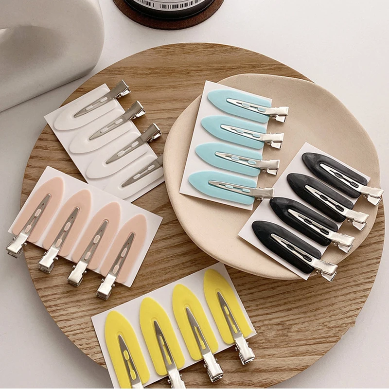 4pcs-set-Color-No-Bend-Seamless-Hair-Clips-Side-Bangs-Fix-Fringe ...