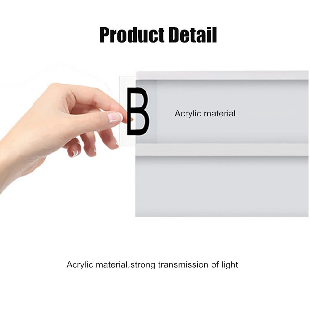 84/126pcs Cinematic Led Lightbox Replacement Letters Numbers Signs ...