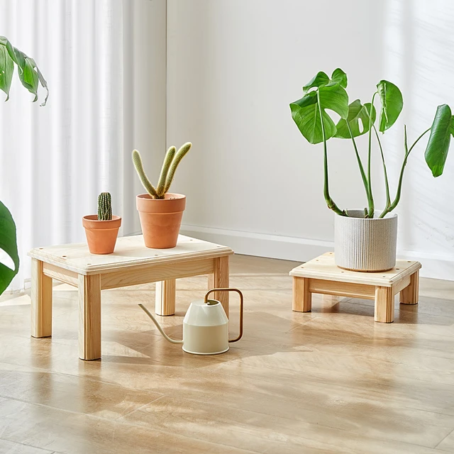 Short Low Square Coffee Table