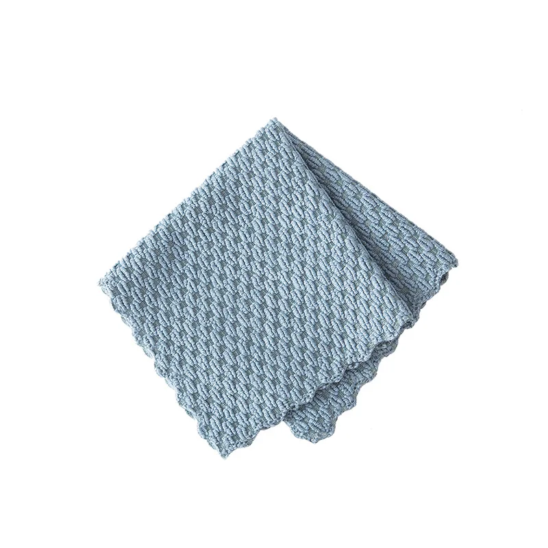 Rag Scale Rag Window Cleaning Absorbent Dishcloth Solid Color Double ...