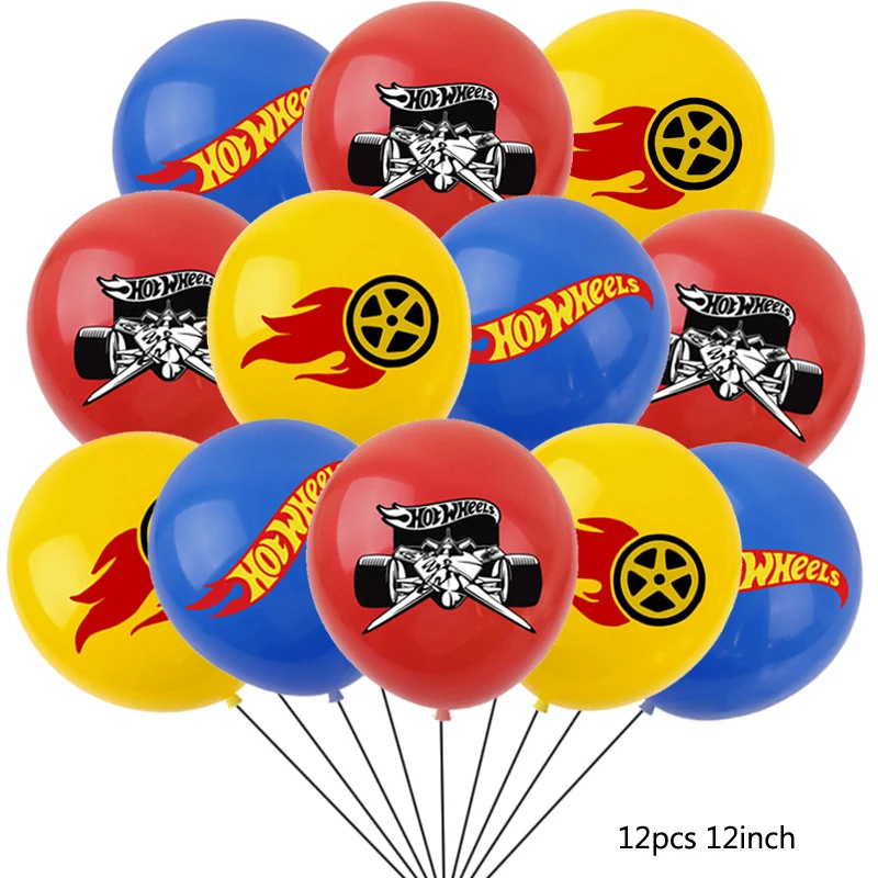 Suministros para fiestas de Hot Wheels, globos de carreras para ...
