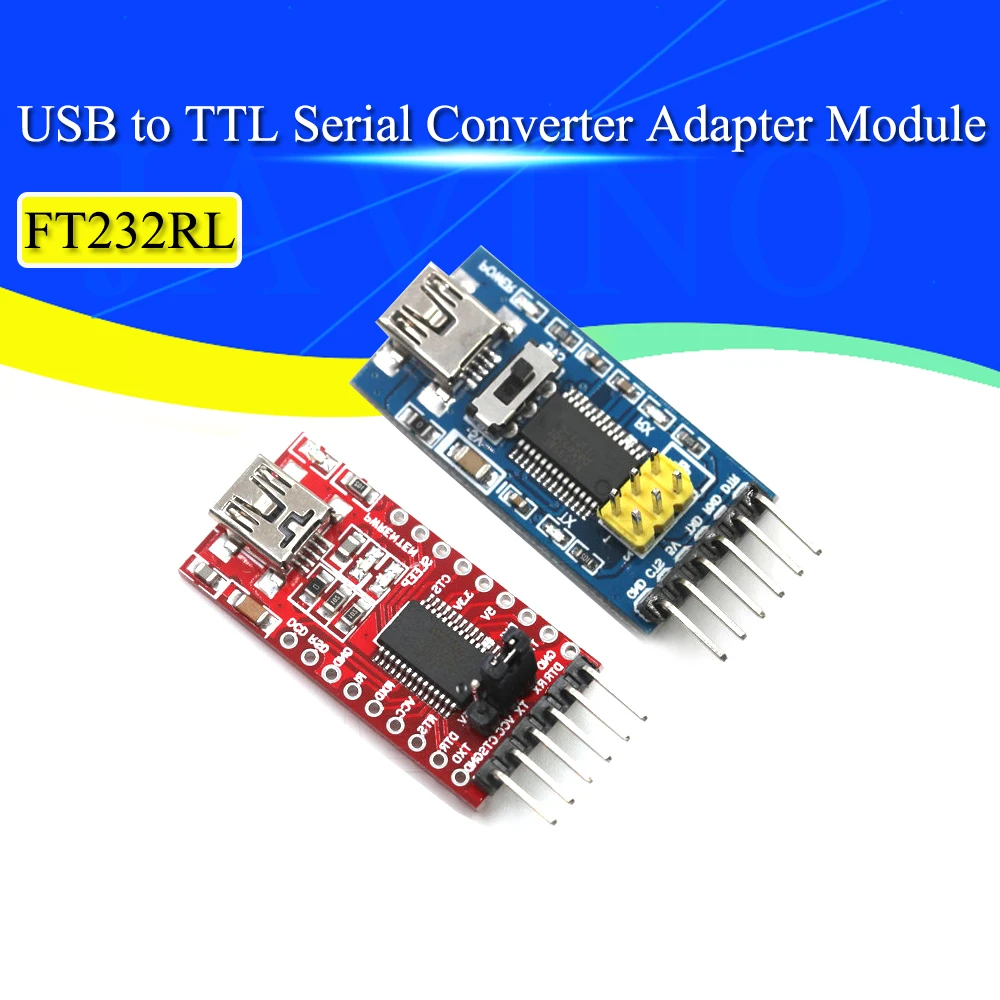Módulo adaptador de serie FT232RL FT232 FTDI USB 3,3 V 5,5 V a TTL ...