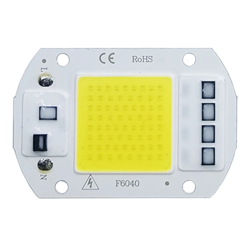 Cob Led Lamp Chip Ac 220v Led Bulb 10w 20w 30w 50w Ip65 High Power Smart Ic Diy Flood Light Bulb ...