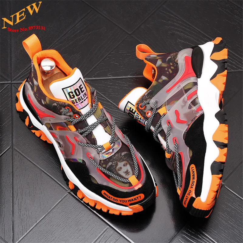 Fashion Wild Designer Punk Men Sneakers Hip Hop Board Shoes Casual ...
