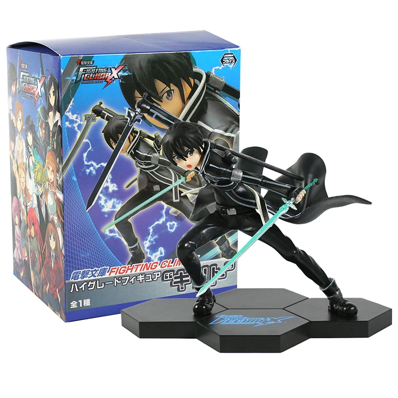 18cm Sword Art Online 2 Kirito 3rd Generation Battle Model Kazuto ...
