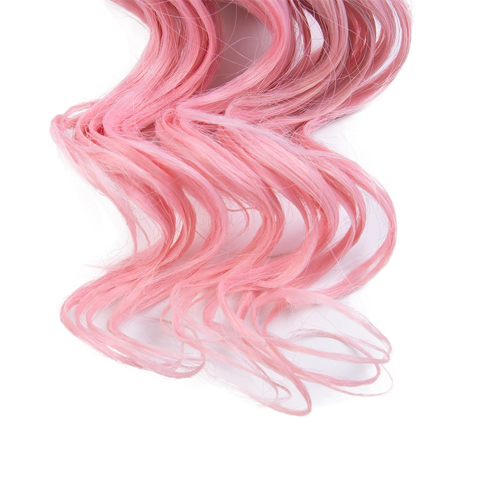Pastel Pink Ombre Hair Extensions