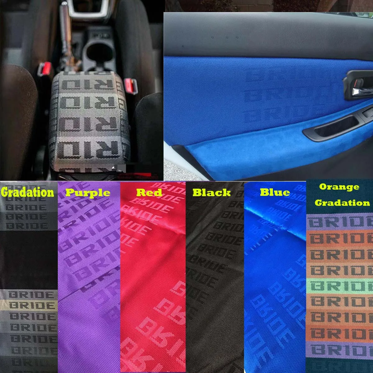 100CM-x160CM-All-Color-JDM-Bride-Interior-Racing-Car-Seats-Cover-Fabric ...