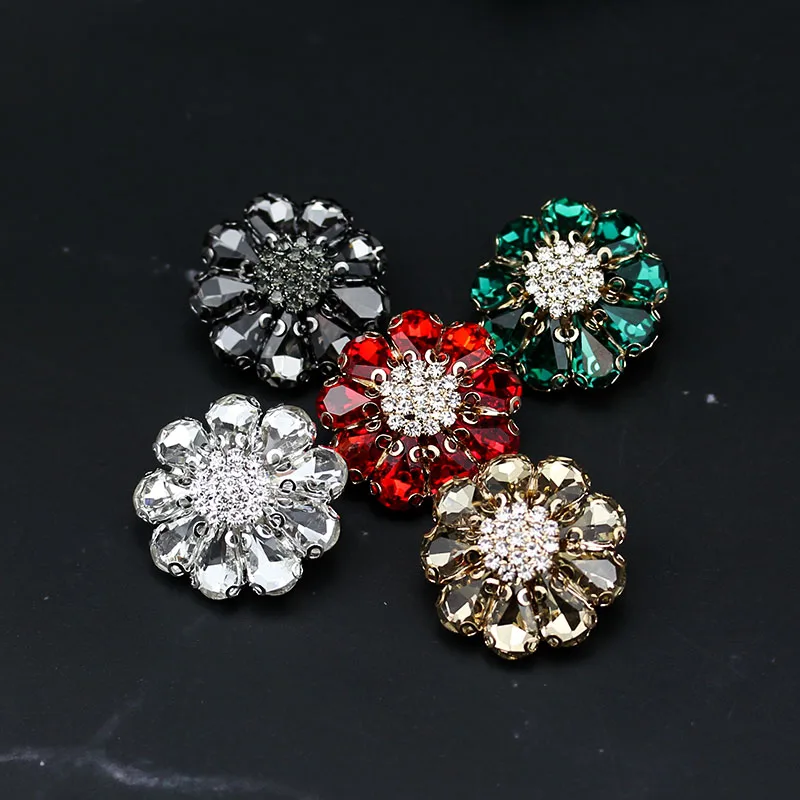 Buttons Mink Coat Rhinestones | Button Black Fur Coats | Red Coat ...