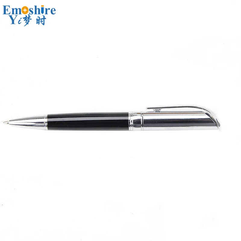 Silver and Balck Ball Pen Top Brand Metal Ballpoint Pen For Writing ...
