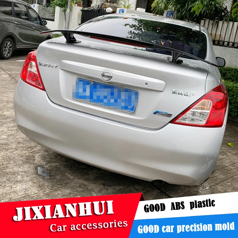 For Sunny Spoiler 20011 2019 Nissan Versa TF High Quality Spoiler ABS ...