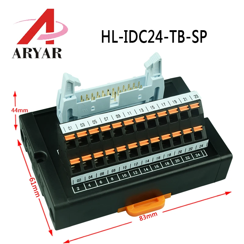 IDC24-2x12-Pins-0-1-Male-Header-Breakout-Board-Terminal-Block-Connector ...