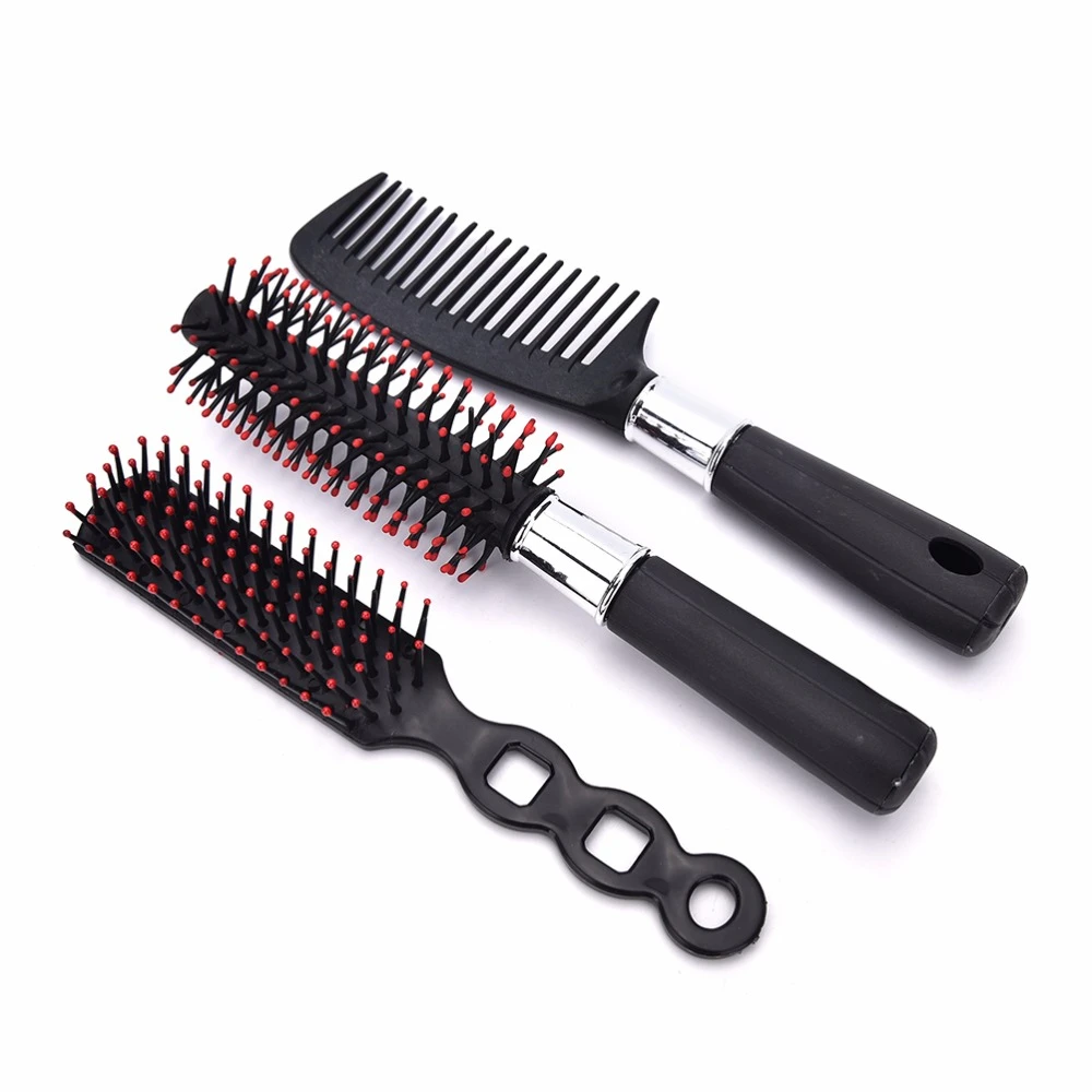3pcs/set Anti-static Hair Combs Sets Barber Hair Cutting Comb Pro Salon ...
