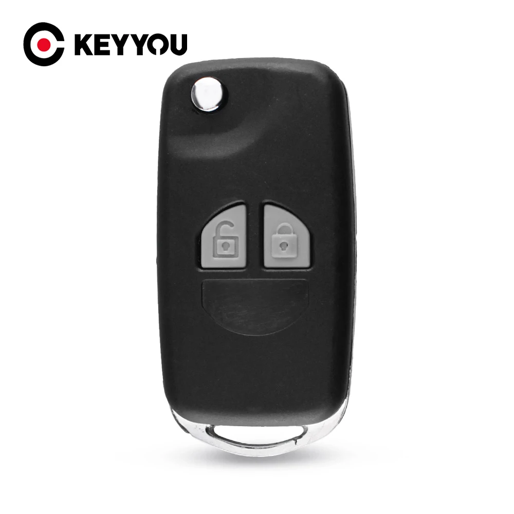 Keyyou New For Suzuki Swift Grand Vitara Alto Remote Key 2 Button Flip ...