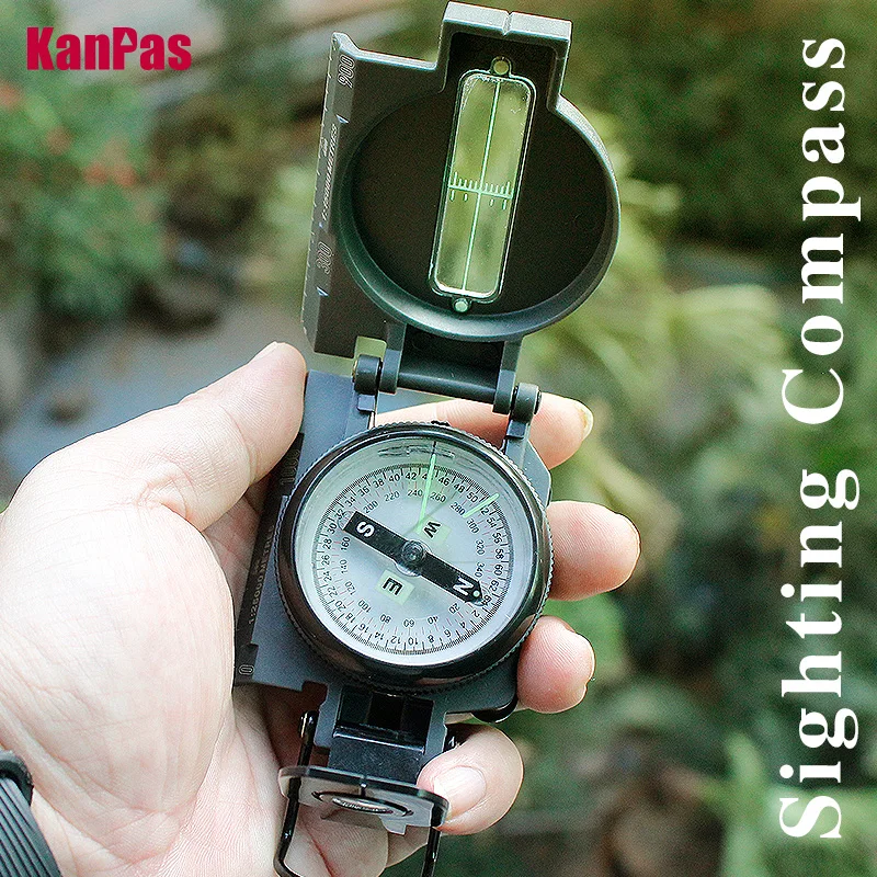 2021New military compass sighting lensatic compass/ Inclinometer ...