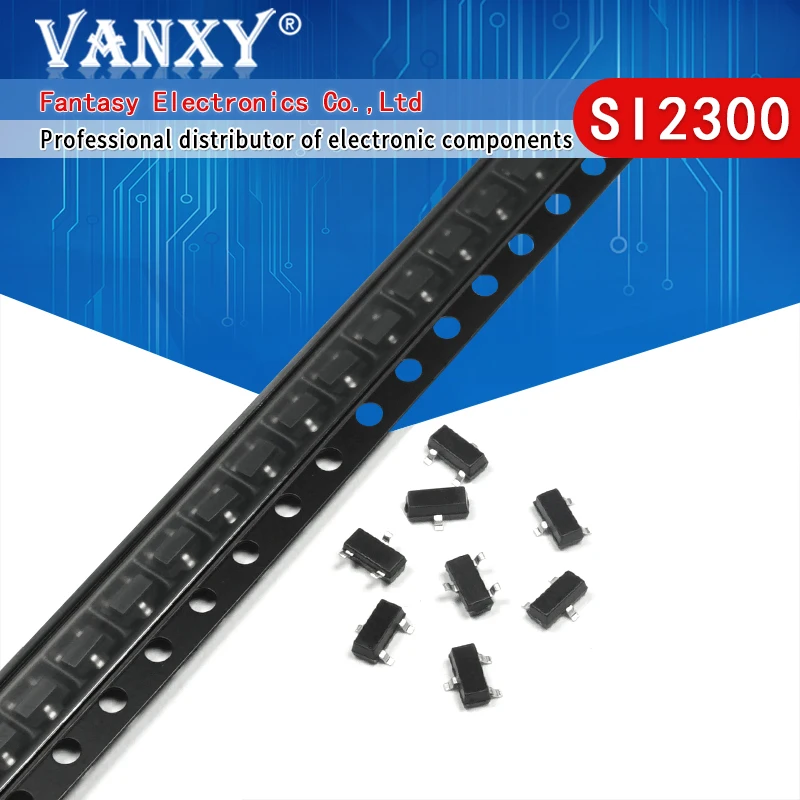 50PCS SI2300DS SOT SI2300 SOT SI2300DS T1 E3 SOT 23 SMD 새로운 MOS 트랜지스터 ...