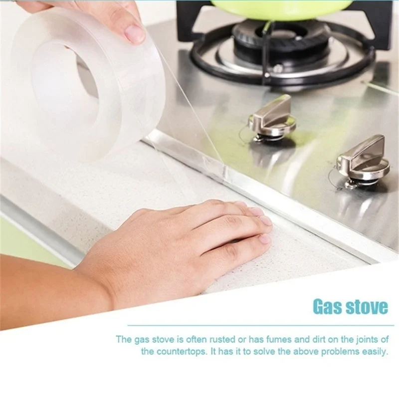 Adhesive Tape Kitchen Sink Joint Crevice Sticker Corner Line Sticking ...