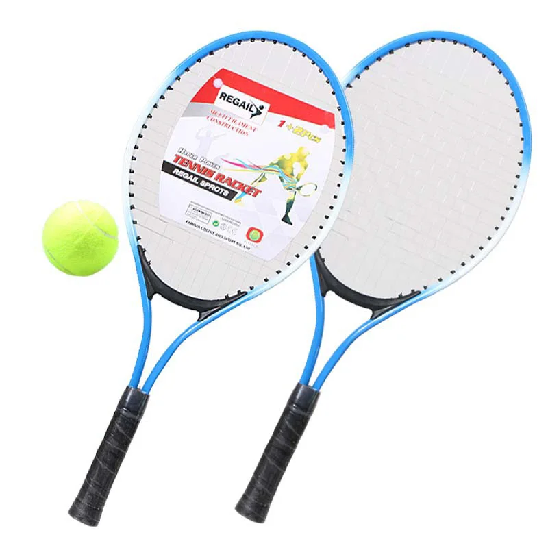 Set-of-2-Teenager-s-Tennis-Racket-for-Children-Youth-Beginners-Training ...