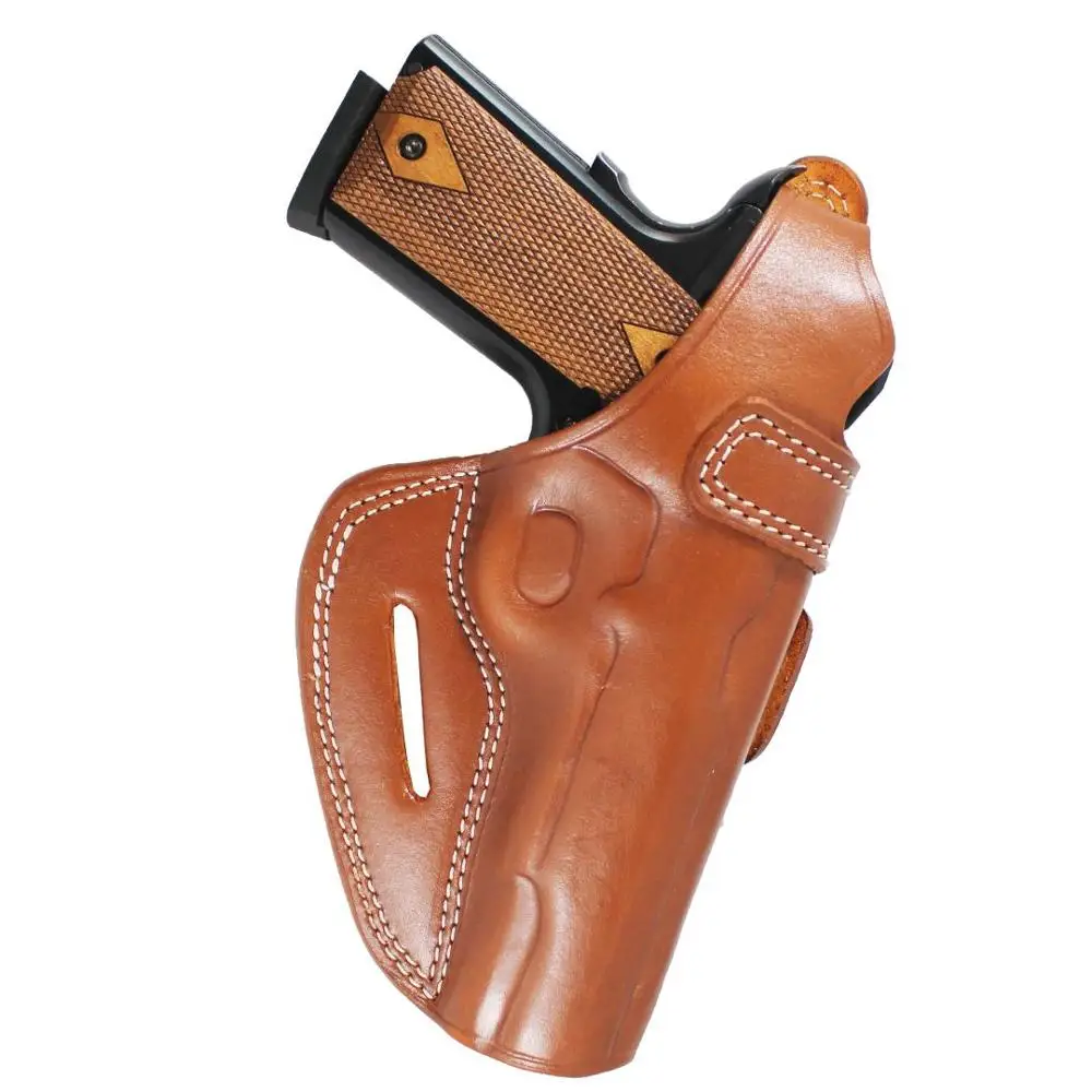 YT-HOBBY-Colt-1911-5-Handmade-Premium-Leather-Fast-Draw-With-Strap-OWB ...