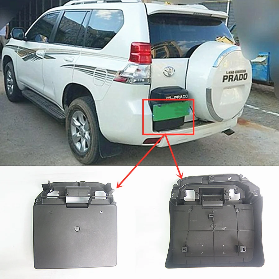 รถอะไหล่ล่างด้านหลังป้ายทะเบียนวงเล็บ75126 60110สำหรับ Toyota LAND ...