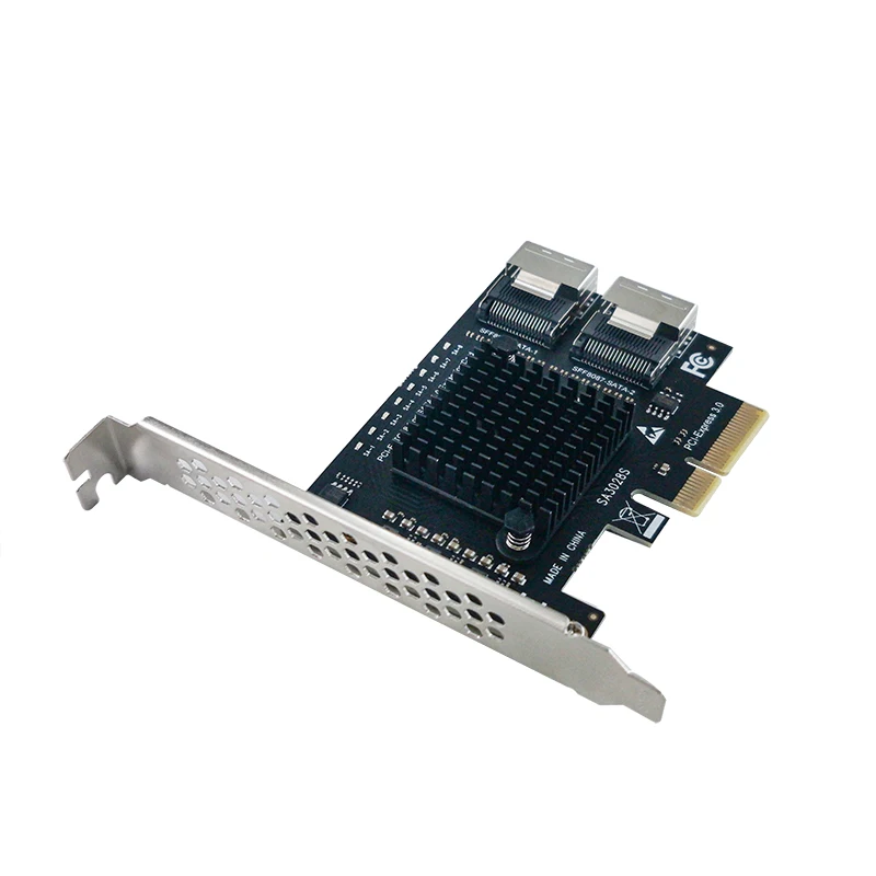 8 Port SATA 3.0 SFF8087 PCIe 3.0 X4 To Mini SAS Controller PCIe To SFF ...