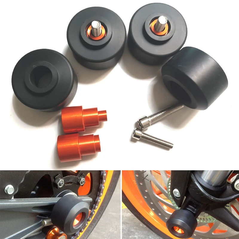 For-KTM-DUKE-390-2013-2016-2018-Rear-Front-Wheel-Frame-Slider ...