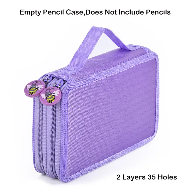 32/48/72 Slots School Pencil Case for Girls Aesthetic Pencilcase Office ...