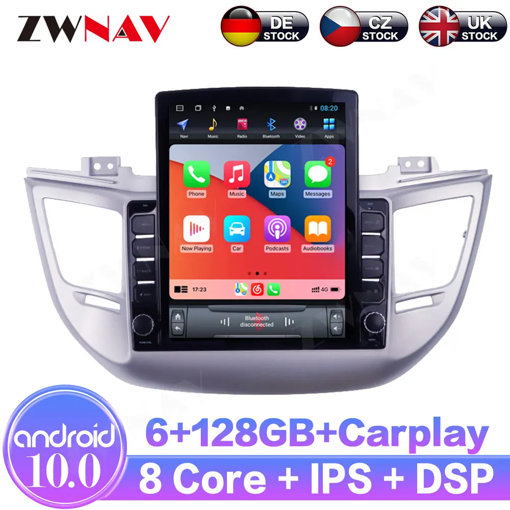 6+128GB Android For Hyundai Tucson 2014 - 2018 IPS Touch Screen ...