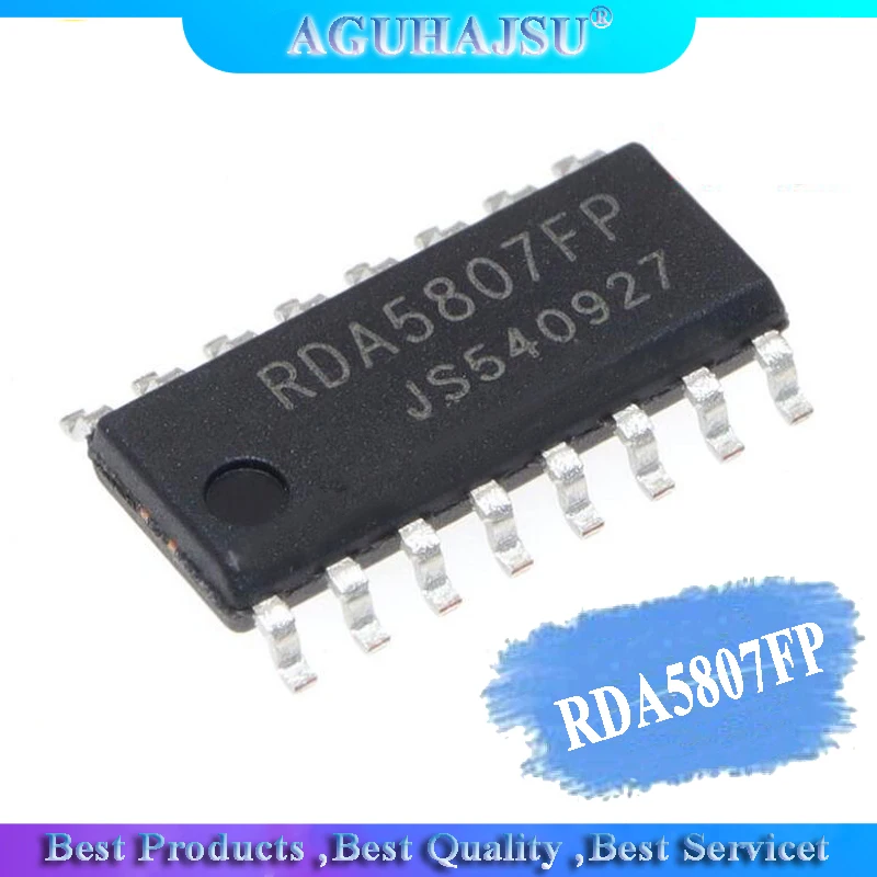 10pcs RDA5807FP SOP 16 RDA5807 SOP 5807FP SOP16 SMD|integrated circuit ...