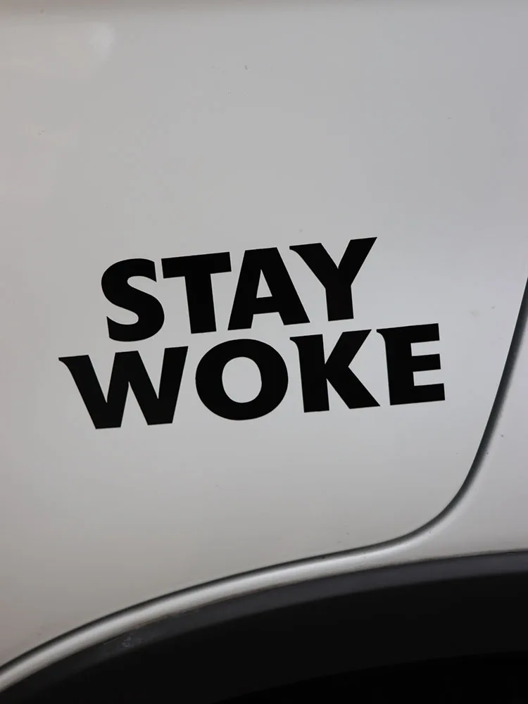 Paper Stickers STAY WOKE Bumper Stickers Stickers, Labels & Tags etna ...