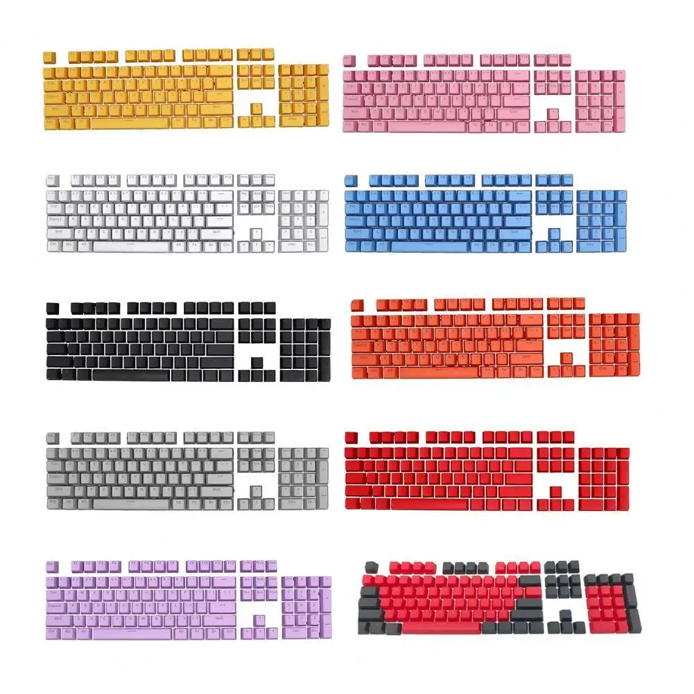 104Pcs-Key-Caps-Backlight-Keyboard-Accessory-ABS-Universal-OEM-Keycaps ...