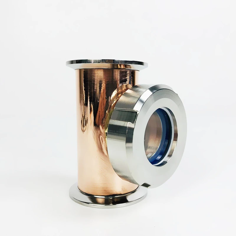 2" Copper Sight Glass Union Tri-clamp Tee 2"*2"*1.5" Distillation Lens ...