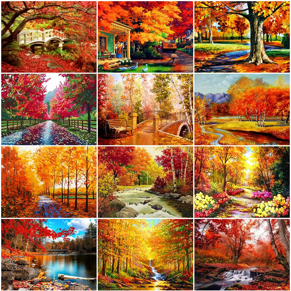 Finlandiya Manzara Sonbahar