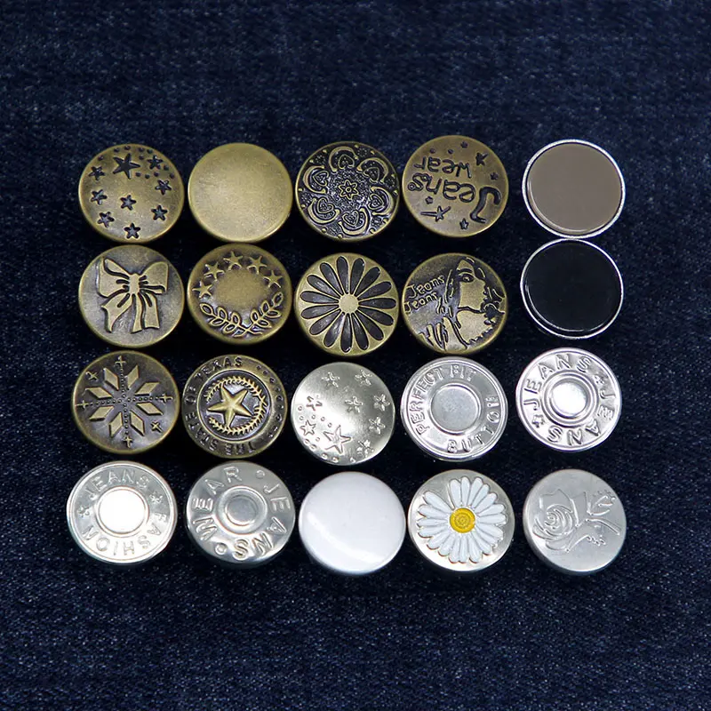 5Pcs-Snap-Fastener-Jeans-Buttons-For-Clothing-Jeans-Perfect-Fit-Adjust ...
