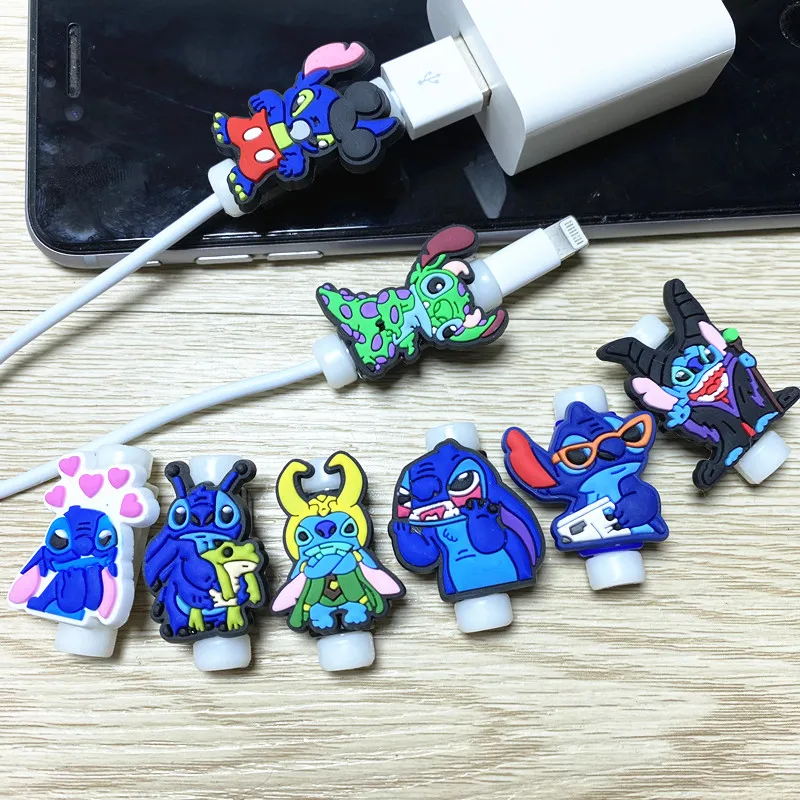 Disney Stitch Protector de Cable USB, Protector de Cable de datos ...