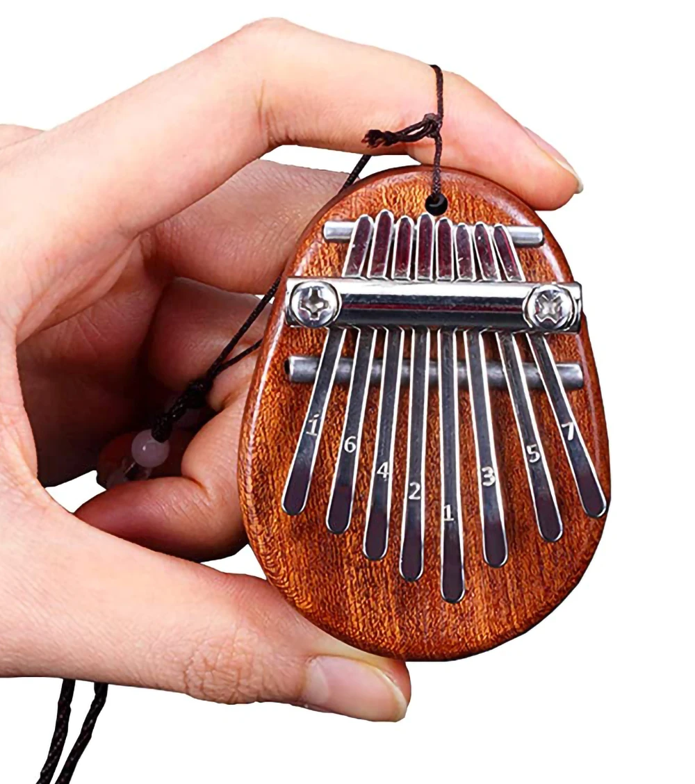 Mini Kalimba 8 Keys Thumb Piano Great Sound Finger Keyboard Musical ...