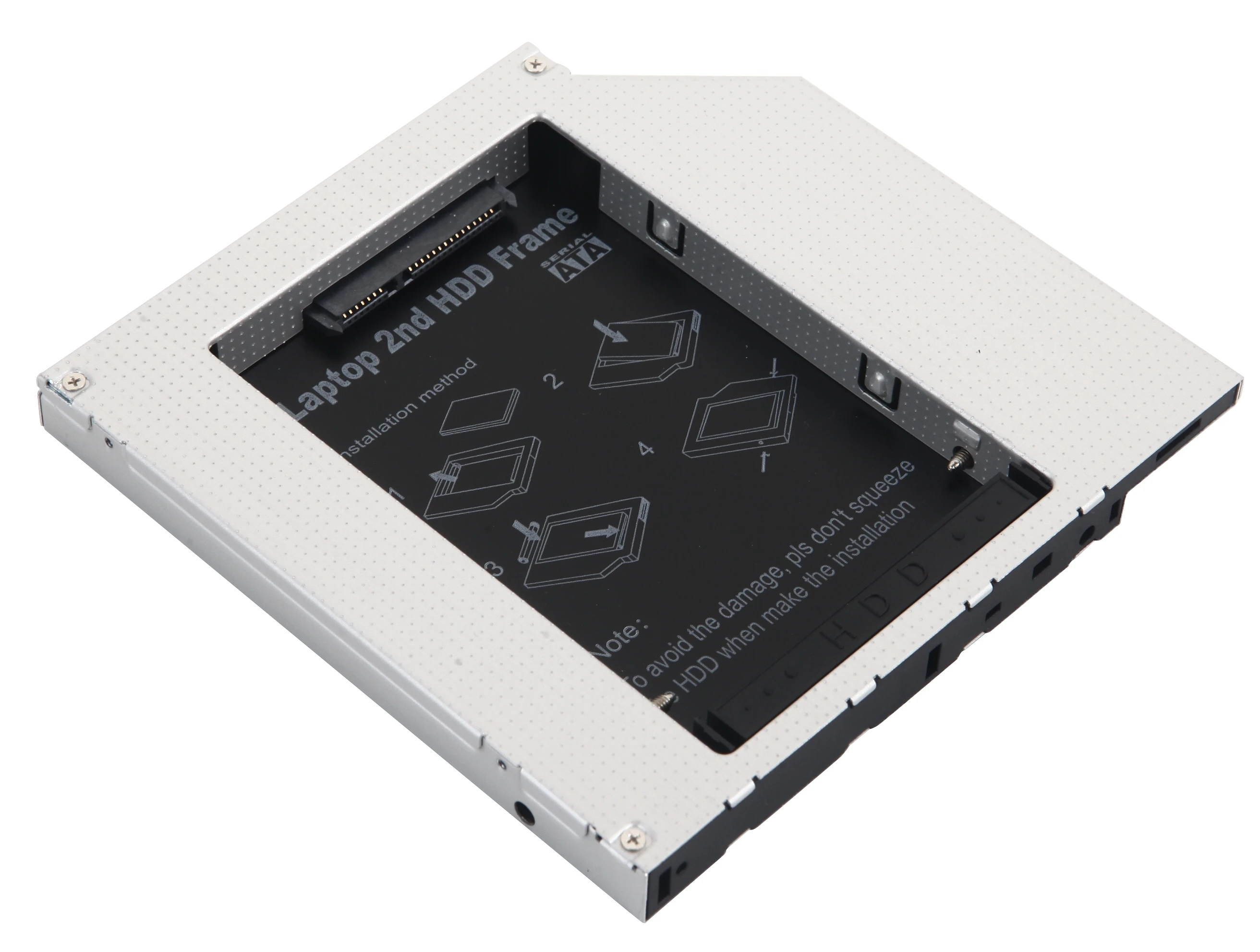 2nd HDD SSD Hard Drive Optical Caddy Frame Adapter for Acer Aspire 9410 ...