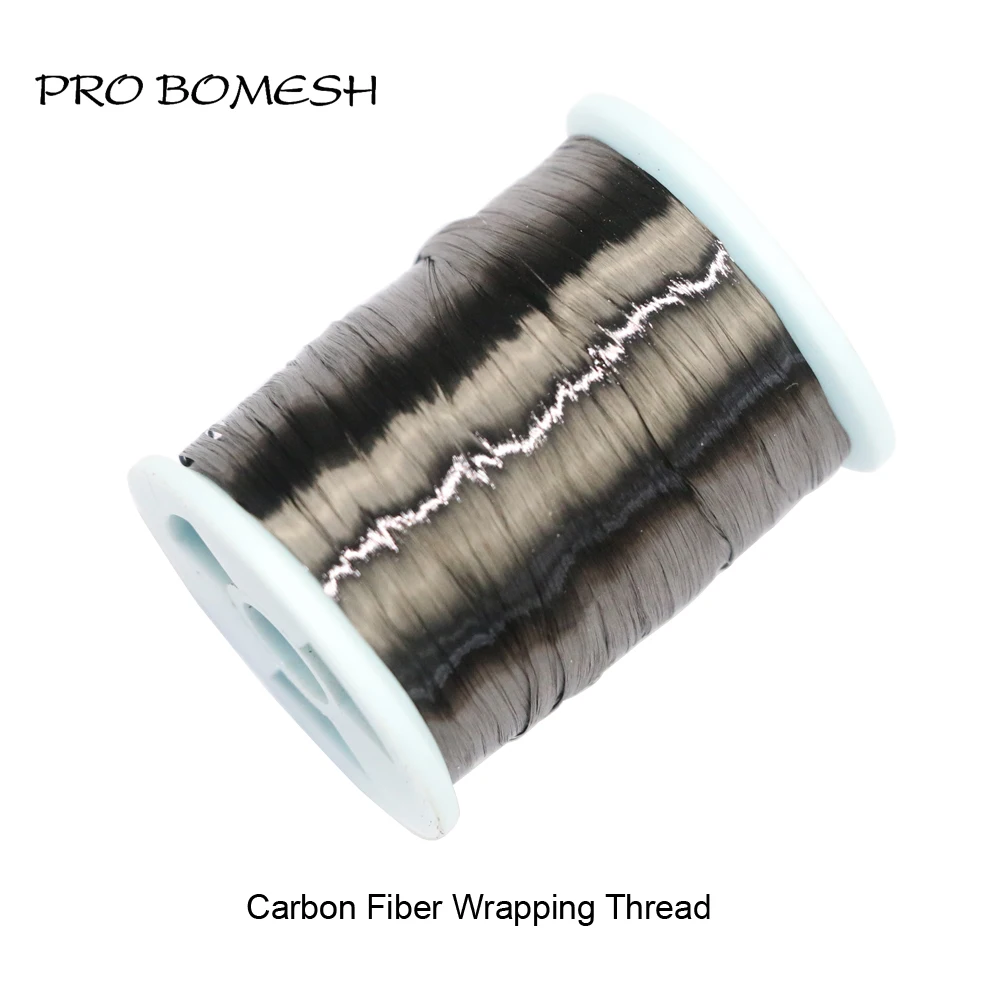 Pro Bomesh 5Spools/Lot 1.5m/Spool Carbon Fiber Wrapping Thread Spinning ...
