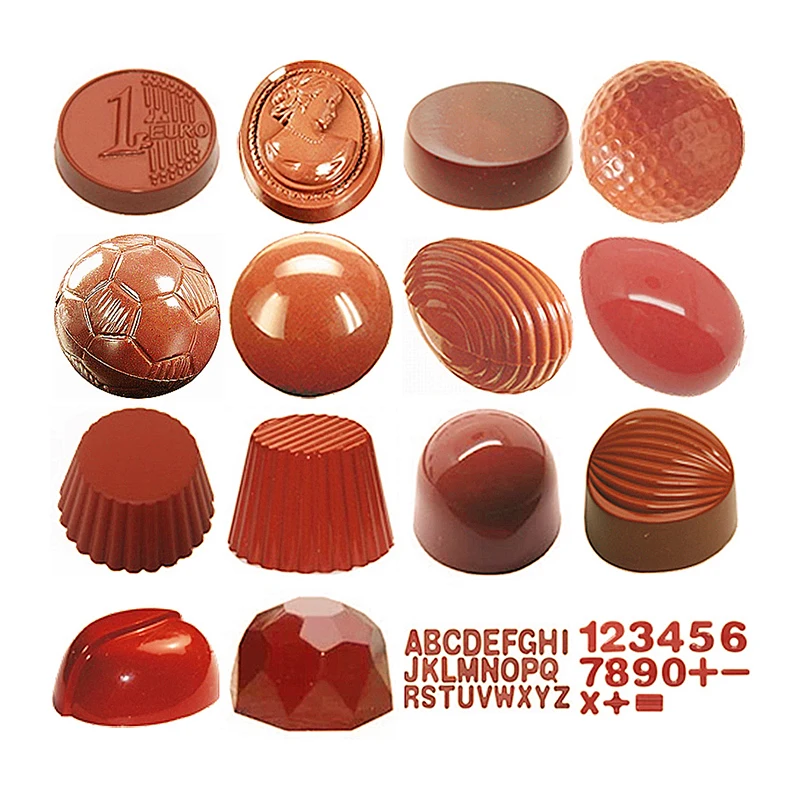 Chocolate Bar Plastic Mold Polycarbonate Tray Form for Chocolate Sphere ...