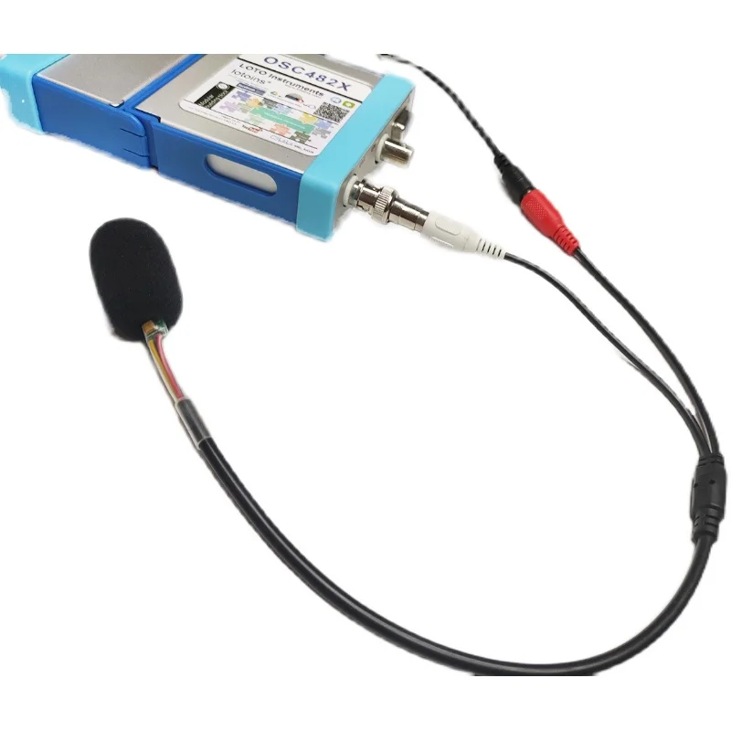 Oscilloscope-sound-probe-audio-input-microphone-input-noise-detection ...
