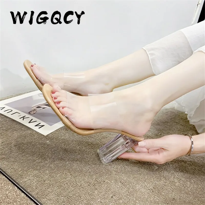 Transparent-PU-Beige-High-Heels-Women-New-Summer-Shoes-Women-Fashion ...